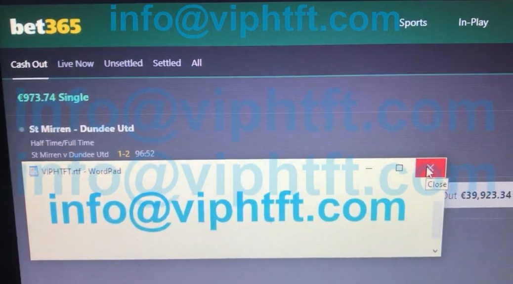 HT/FT - 1/2 And 2/1 Tips For Today - VIPHTFT.COM